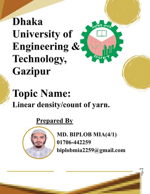 Calculations in weft knitting machines | PPT