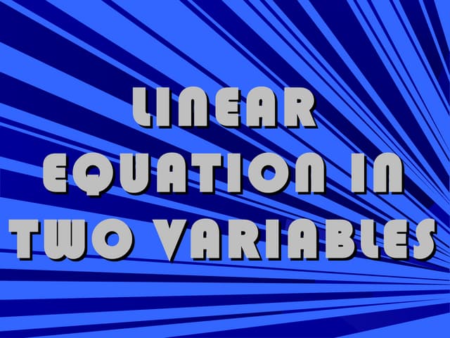Lecture 5 (solving simultaneous equations) | PPTX