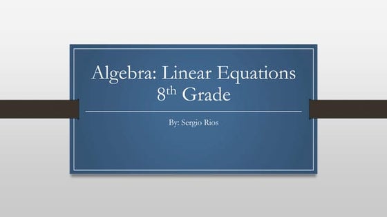 Lecture 5 (solving simultaneous equations) | PPTX | Physics | Science