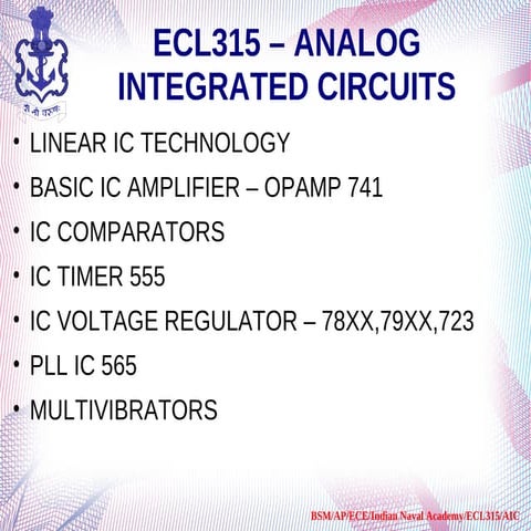 Linear IC Technology | PDF