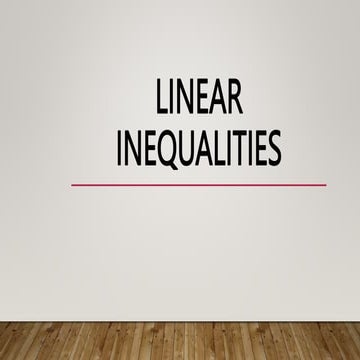 Linear Inequalities .pptx