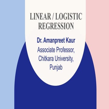 Linear Logistic regession_Practical.pptx