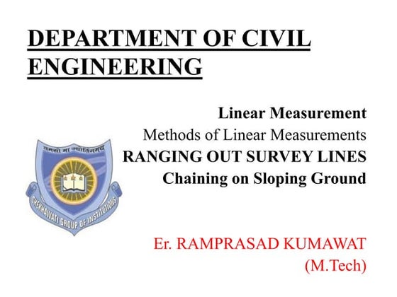 Theory of linear measurement | PDF