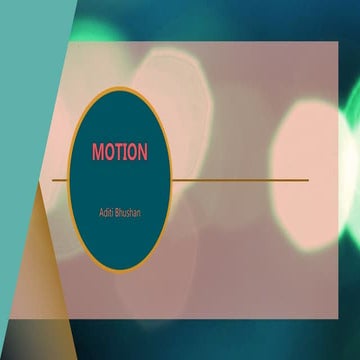 Motion and its Type | PPT