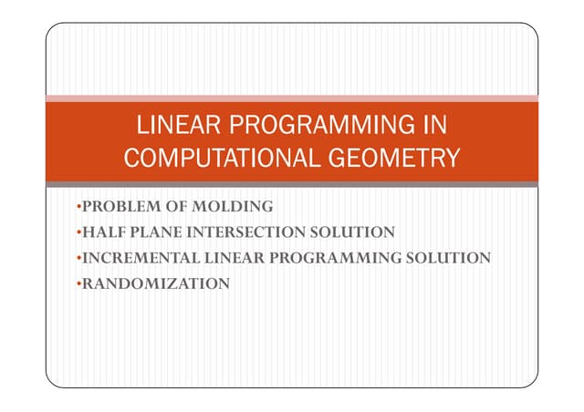 Linear programming in computational geometry | PDF | Computing ... Linear programming in computational geometry | PDF | Computing ...