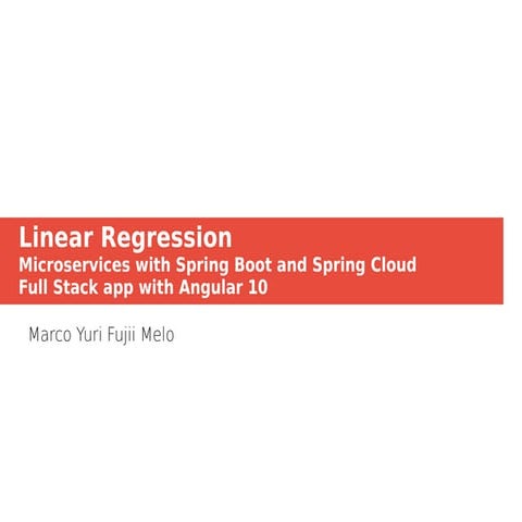 Linear Regression | PPT