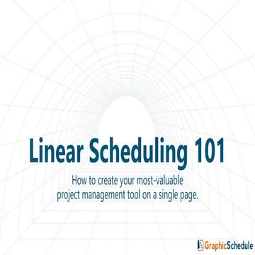 Linear Scheduling 101 | PDF