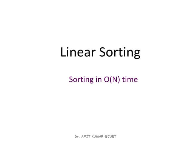 Linear Sort Pdf Programming Languages Computing 3825
