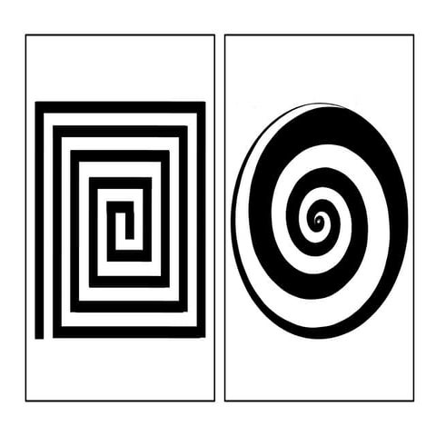 Tarjetas de Estimulación Visual / Lineas blanco y negro | PDF