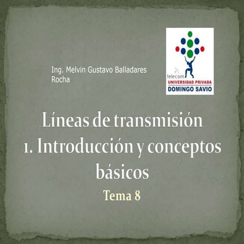 Lineas de transmision | PPT