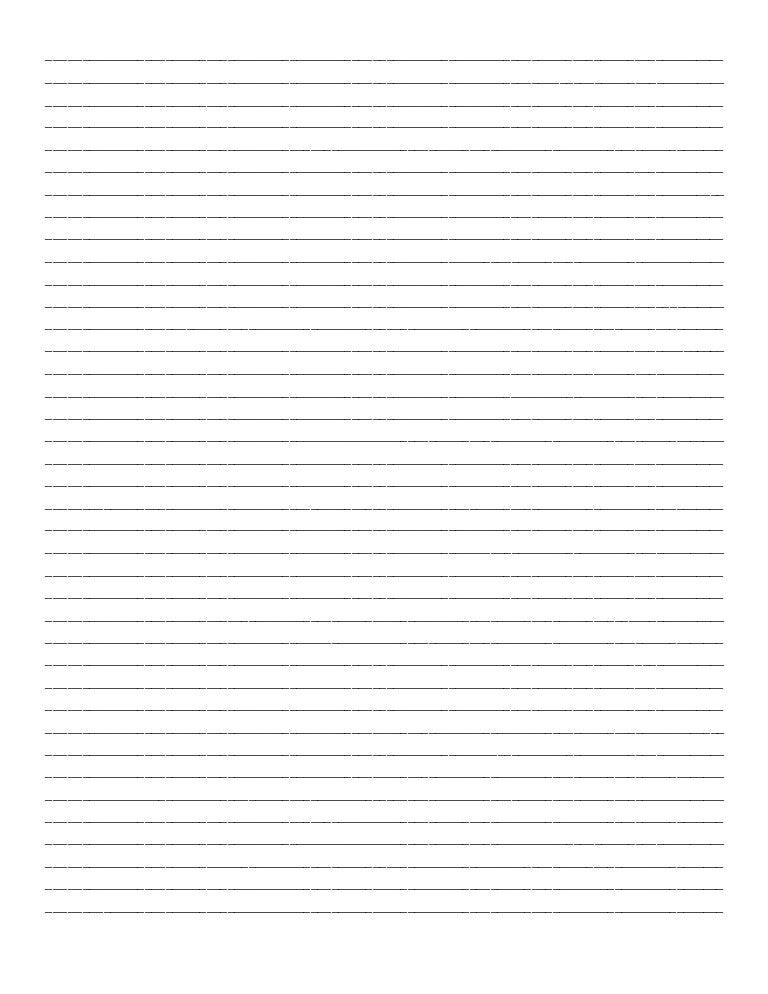 Lineas para cuaderno