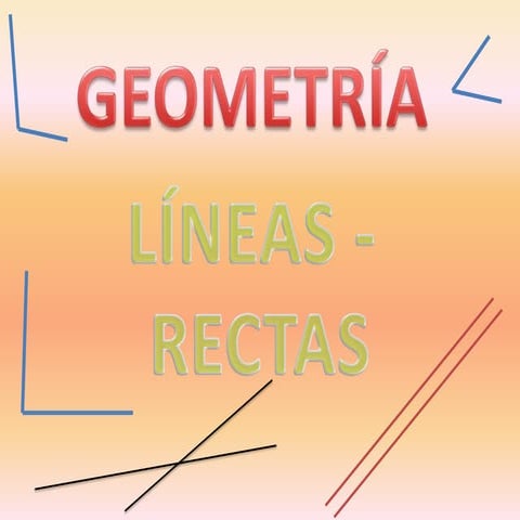 Lineas rectas | PPTX