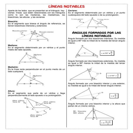 Lineas triangulo | PDF