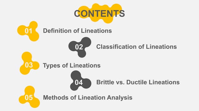 Lineation and their types | PPTX