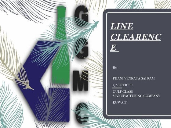 line clearance.ppt