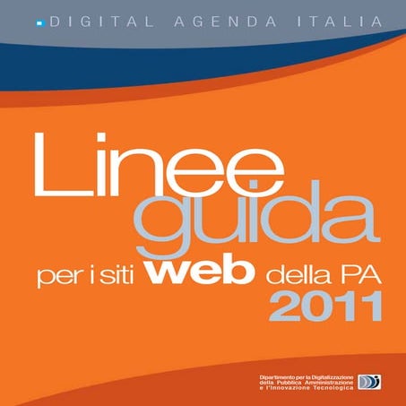 Linee guida per i siti web della PA - 2011 | PDF