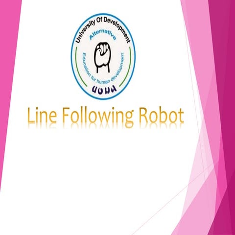 line following robot ppt