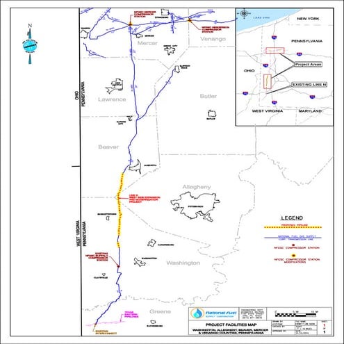 National Fuel Gas Line N West Side Expansion and Modernization Project ...