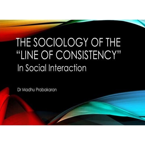 Line of consistency | PPT