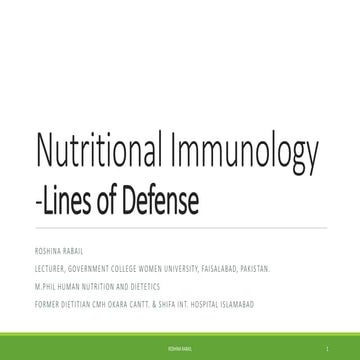 Line of defences | PPSX