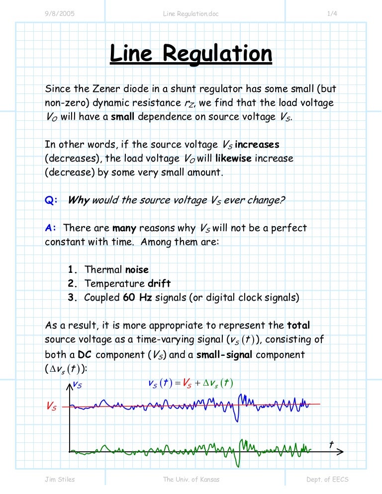 Line Regulation line-regulation