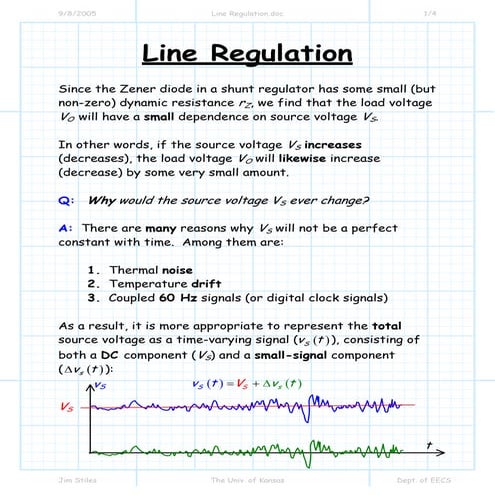 Line regulation | PDF