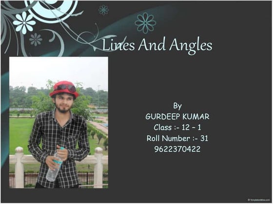 Lines and angles class 7 mathematics | PPTX | Physics | Science