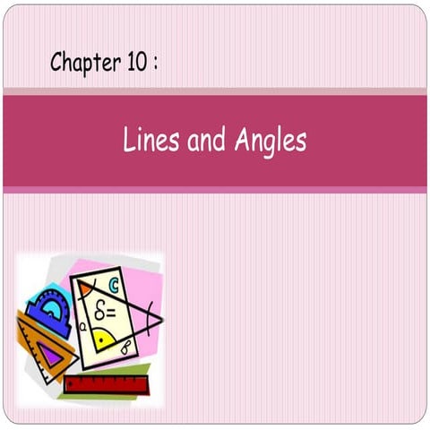 Lines and angles | PPT