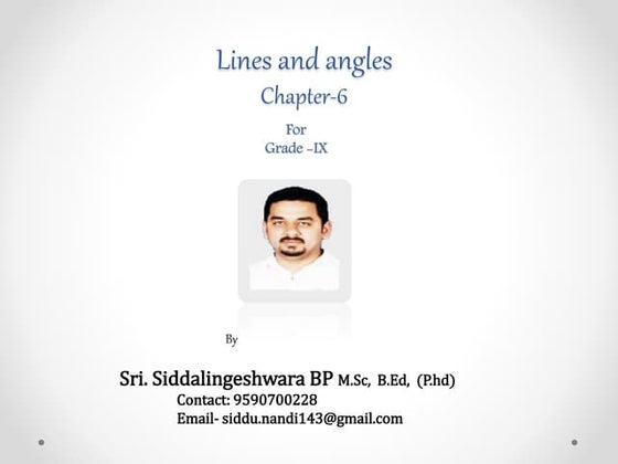Lines and angles Class 9 _CBSE | PDF
