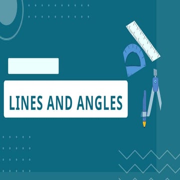 Lines and Angles (Ray, Degrees, and more) | PPTX