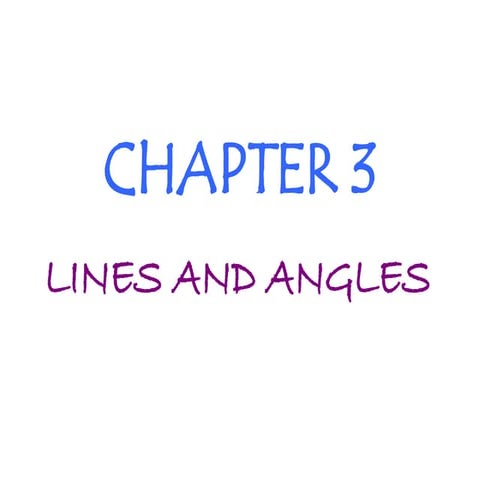 lines and angles Ncert syllabus topic covered | PPT