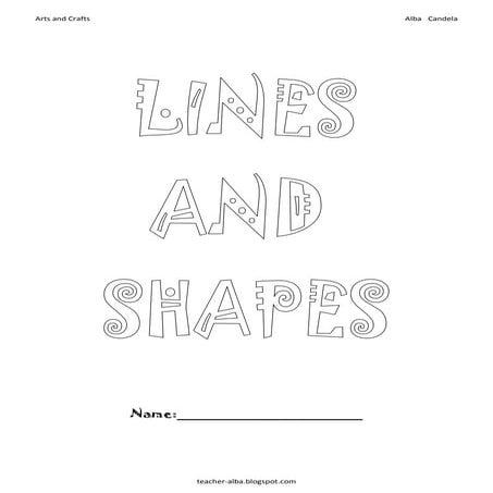 Lines ans shapes booklet | PDF