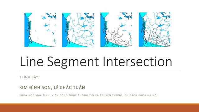 Line segment intersection introduction | PPT Line segment intersection introduction | PPT
