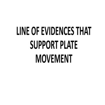 Lines of Evidences | PPTX