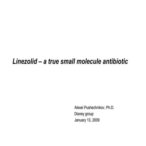 Linezolid Case Study | PPTX
