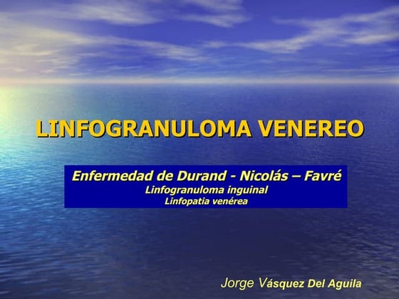 Linfogranuloma Venereo ETS ENARM PRO 2020