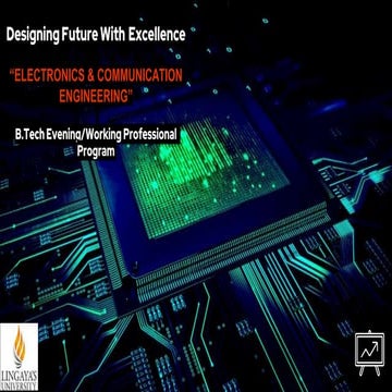 B.Tech. Electronics & Communication Engineering (Lateral Entry) | PPTX
