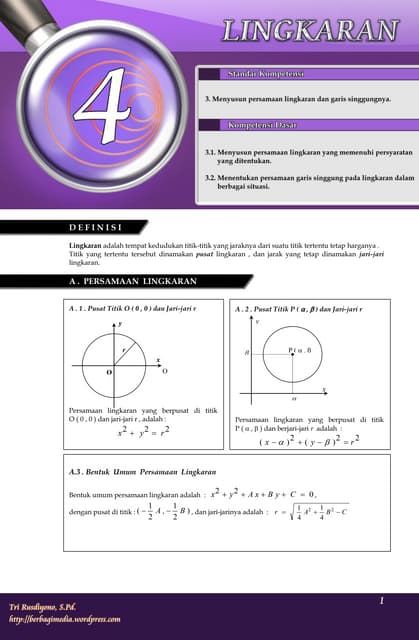 Lingkaran 121219143340-phpapp02 | PDF