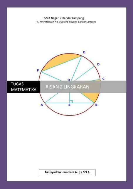 Lembar kerja siswa lingkaran | DOCX