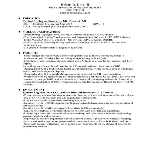 Ling resume | DOC