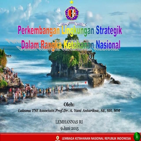 LINGKUNGAN STRATEGIK BALI DR YANI | PDF