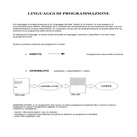 Linguaggi Di Programmazione Pdf