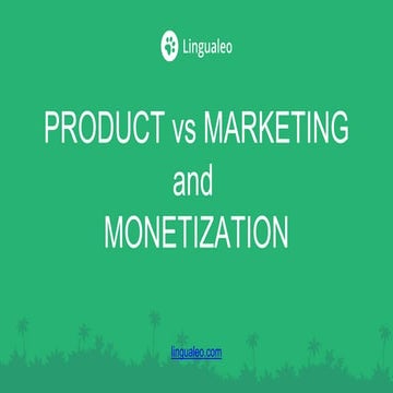 TargetSummit Moscow Late 2016 | Lingualeo, Irina Shashkina | PPT