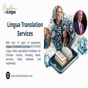 Lingua Translation Services | Christian Lingua .pptx