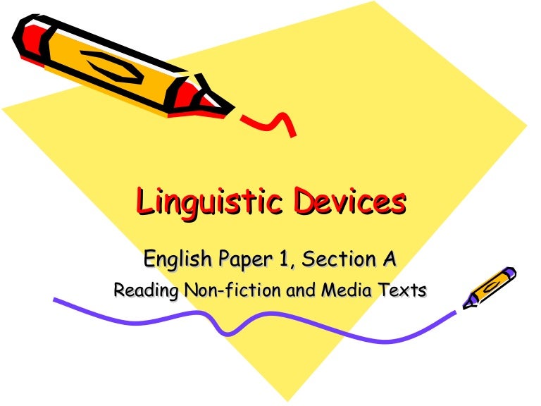 Linguistic Devices linguistic-devices