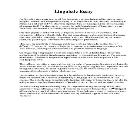 Linguistic Essay.pdf