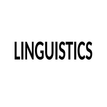 Common Linguistic Features Here are the most frequently used ones ...