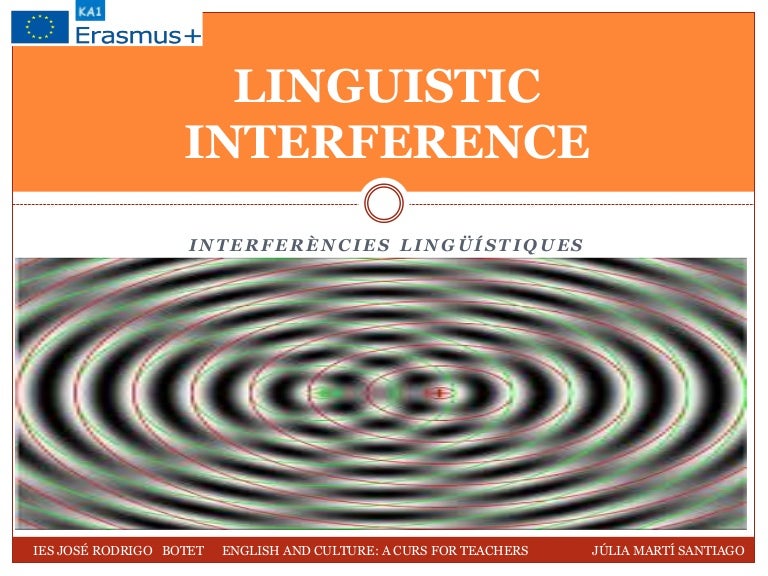 Linguistic interference