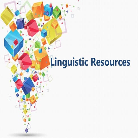 Linguistic resources | PPTX