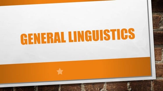 Introduction to Linguistics(Lesson 1).pptx